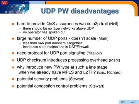 PPT UDP Issues PowerPoint Presentation Free Download ID