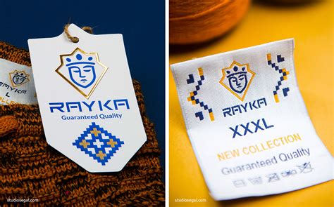 طراحی لوگو و هویت بصری برند لباس رایکا استودیو سگال