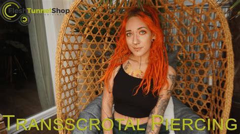 Transscrotal Piercing Intimpiercing Mann Intimschmuck Herren