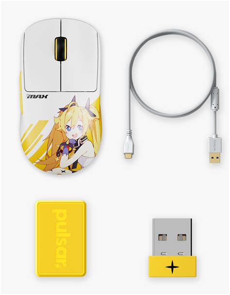 Djmax 엘 클리어 게이밍 마우스 X2v2 미디움 Pulsar Djmax Store