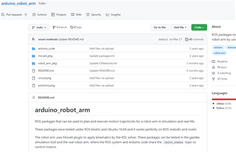 GitHub MostafaShagroon Task Ai Robot Arm PKG Rviz