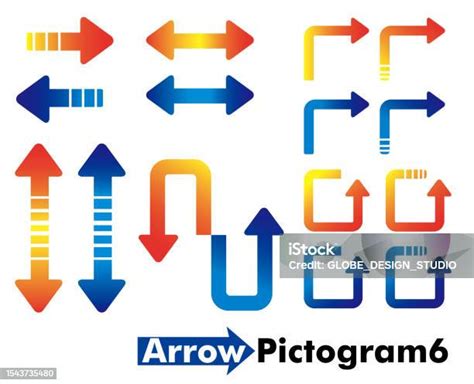 간단한 그래픽 회전 상승 화살표 픽토그램 세트입니다 아이콘 기호 그림 세트 기업 재무와 산업에 대한 스톡 벡터 아트 및 기타 이미지 기업 재무와 산업 비즈니스 상징