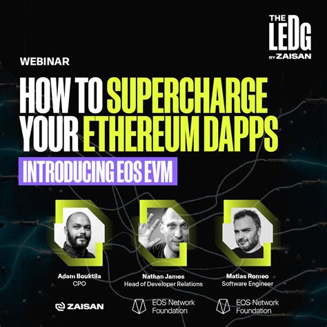 Daniel Liven On Linkedin Ledg Webinar Web3 Eos Evm Blockchain Web3community
