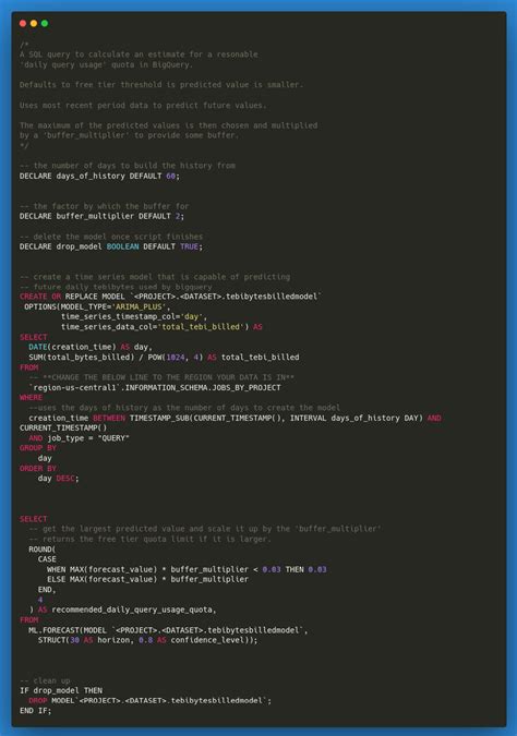 Bigquerycalculatedailyusagequotasql Marquinsmith