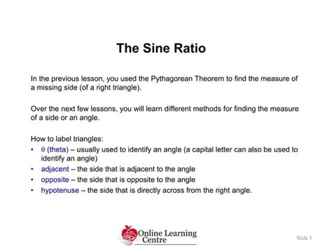 Mwa10 72 Sine Ratio Ppt