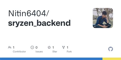 Github Nitin6404sryzenbackend