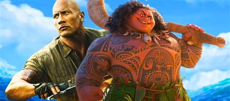 Moana Remake Dwayne Johnson Defends His Transformation In The Disney Film Artsy Illustrated