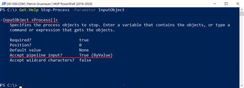 Understanding PowerShell Pipeline Parameter Binding SID 500