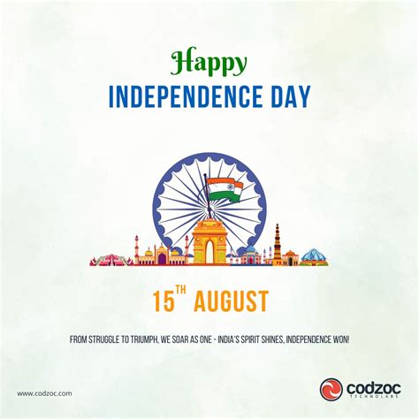 Codzoc Technolabs On Linkedin Independenceday Proudtobeindian