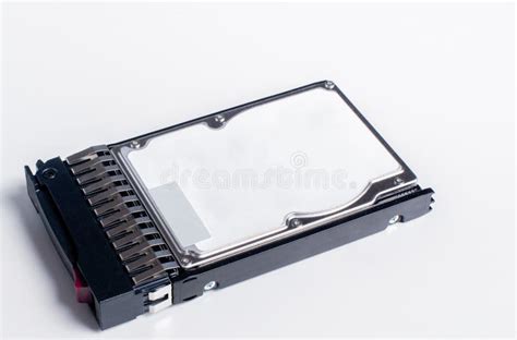 sas hard disk read and write head in the macro shot stock image image