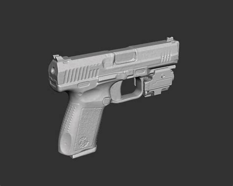 Stl File Canik Tp9 Sf Elite Dulotec G4 Real Size 3d Scan Gun Mold 🩻 ・model To Download And 3d