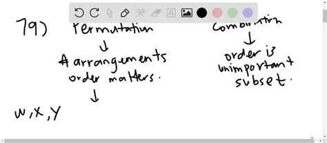 SOLVED Explain The Difference Between A Permutation And A Combination Give Examples