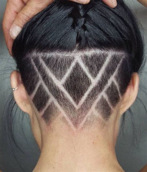 Back Of The Head Sides Shaved Head Designs For Women