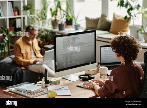 Selective Focus On Professional It Engineer Or Software Developer