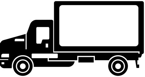 Semi Truck Side View Vector