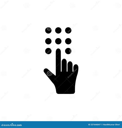 Code Lock Icon Set Security Keypad Entry Vector Symbol In A Black Filled And Outlined Style