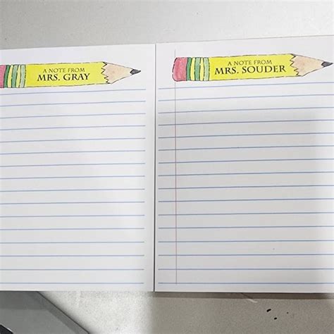 Personalized Notepad For Girls Stationery Ts For Teens Etsy