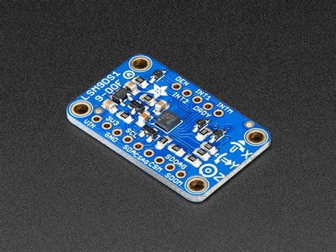 Adafruit 9 Dof Accel Mag Gyro Temp Breakout Board Lsm9ds1 The Pi Hut