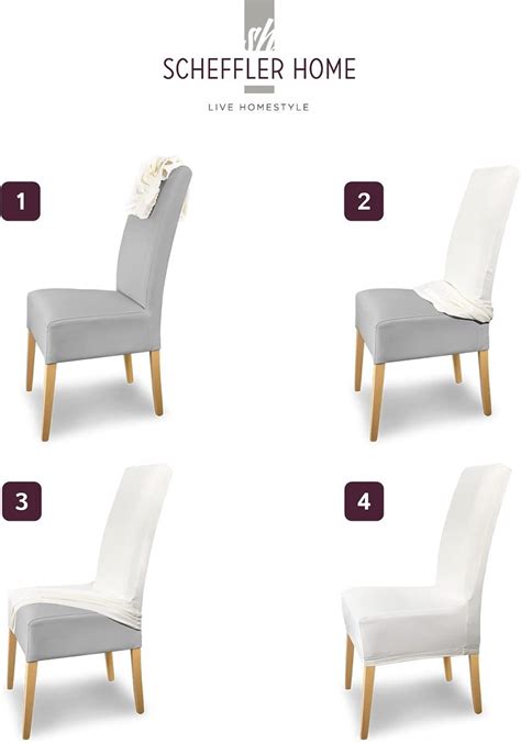 Scheffler Housse De Chaise Extensible Home Mia Set De 2 Housses De Siège élastiques