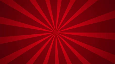 Rays On Red Background Animation Sunburst Radial Sun Light Circus Stripe Background
