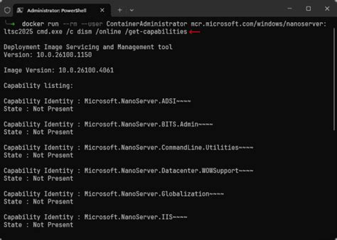 Features On Demand Fod In Windows Server 2025 Nano Containers 4sysops
