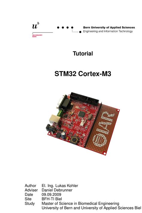 Stmicroelectronics Stm32 Cortex M3 Manual Pdf Download Manualslib