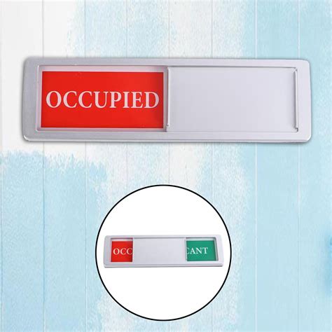 Occupied Sign For Bathroom Restroom Conference Hotel Privacy Slide