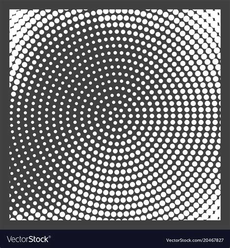 Monochrome Halftone Background Royalty Free Vector Image