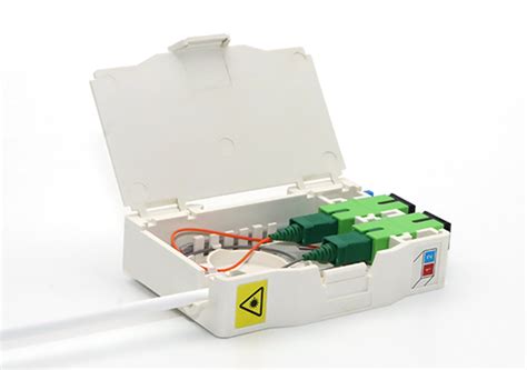 Indoor Modular DTIO Din Box 2 4Ports Support Fiber Splicing Inside Abalone