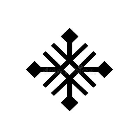 Icy Snow Frost Nova Icon Stock Vector Illustration Of Frozen 306214133