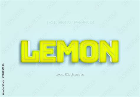 Colorful Block Text Effect Mockup Stock Template Adobe Stock