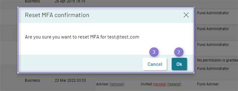 Resetting Multi Factor Authentication Class Support