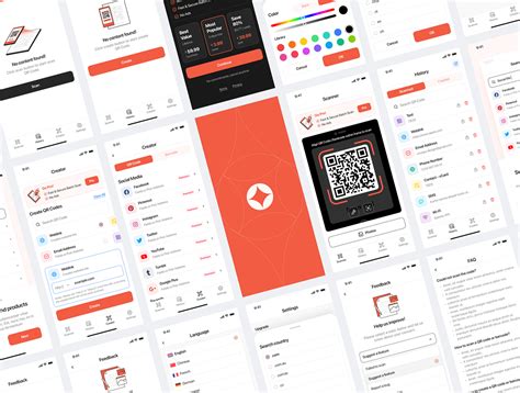 QReader App UI Kit On Behance