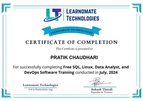 Excited To Have Completed An Intensive Journey Through Sql Linux Data