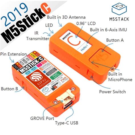 M5stack M5stickc Iot Esp32 Development Kit Makerfocus