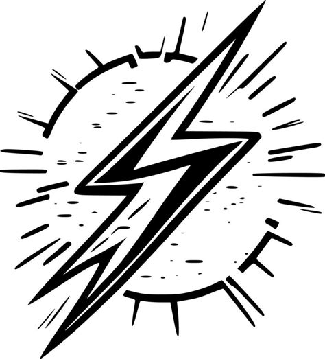 Lightning Minimalist And Simple Silhouette Vector Illustration 23545294 Vector Art At Vecteezy