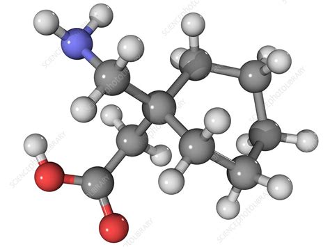 Gabapentin Drug Molecule Stock Image F003 4959 Science Photo Library
