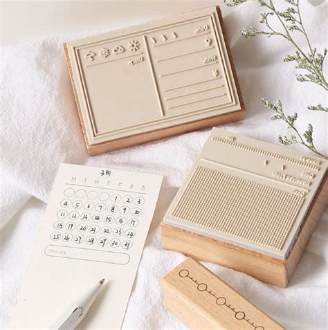 줄리엣의편지 불렛저널 달력 크로노덱스 타임라인 다꾸 스탬프 9종 위시버킷