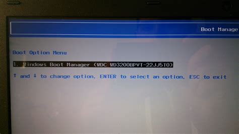 Кнопки Boot Menu