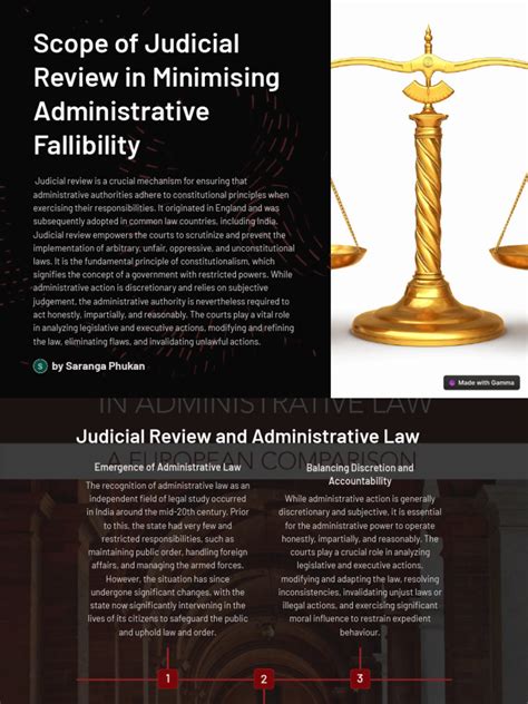 Scope Of Judicial Review In Minimising Administrative Fallibility Pdf