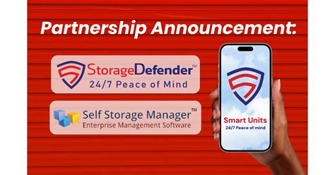 Storagedefender Inc And Self Storage Manager Inc Announce