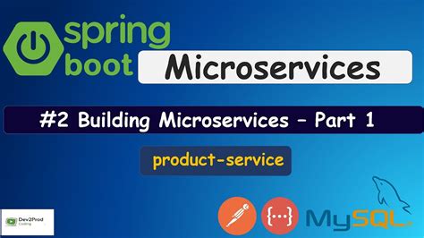 spring boot microservices building microservices part 1 product
