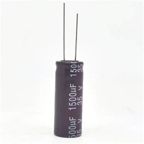 35v 1500uf Radial Aluminum Electrolytic Capacitor Supplier China
