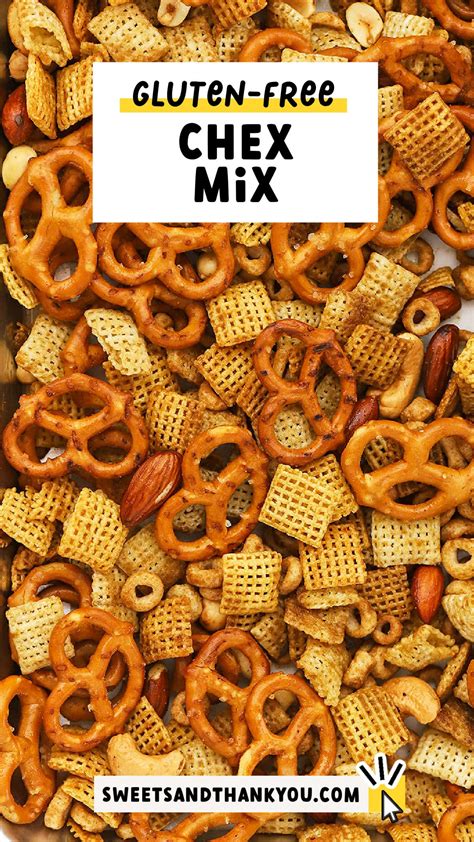 Easy Gluten Free Chex Mix Party Mix Recipe