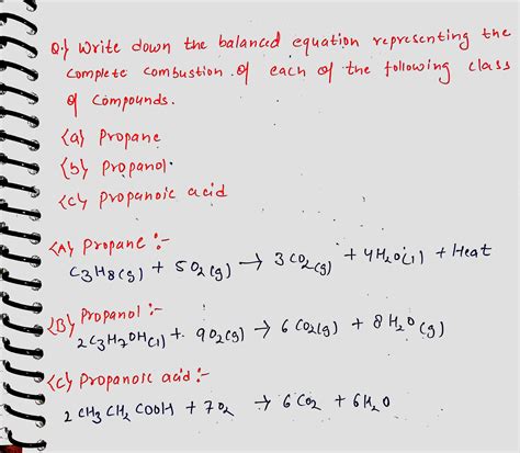 [solved] 3 Write Down The Balanced Equation Representing The Complete Course Hero