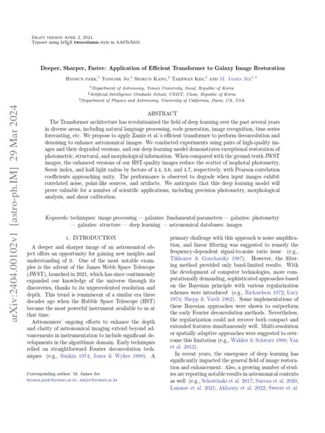 Deeper Sharper Faster Application Of Efficient Transformer To