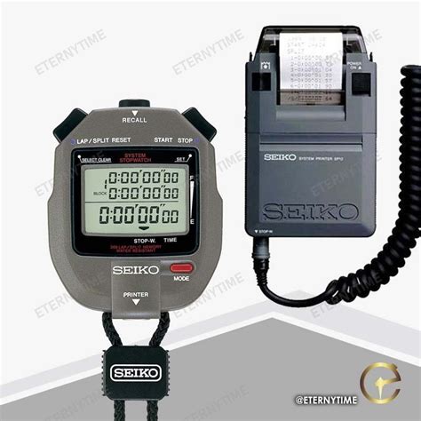 Seiko S Lap Memory Stopwatch With Printer