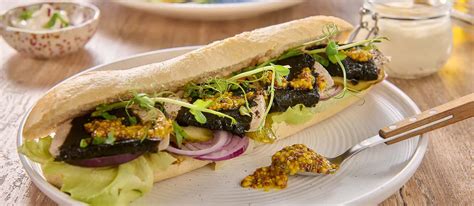 Svensk Sandwich Med Tofu á La Sild Opskrifts Kikkoman