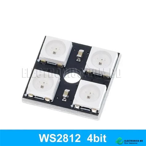 Ws2812 5050 Rgb Led Lamp Panel Module 5v 4bit Rainbow Latest Price In Bangladesh Bd