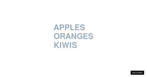 Spring Multistage Transition Codesandbox